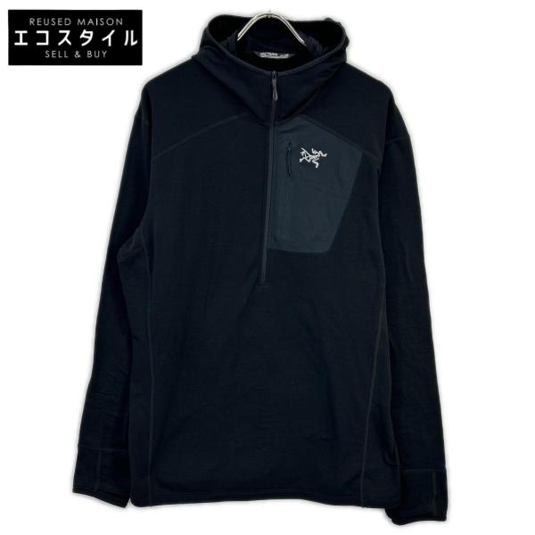 【商品情報】商品番号：7765400000138179ブランド）アークテリクス / ARC'TERYXタイプ）29664 ブラック Delta 1/2 Zip Hoodie/デルタ ハーフジップフーディカラー）ブラックシーズン）春秋素材）ポ...