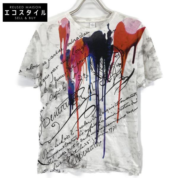■商品番号：7880000000000079■商品情報ブランド）ベルルッティタイプ）ホワイト×レッド R17JRS46JAEC カリグラフィ プリントカットソーカラー）ホワイト／レッド素材）コットンサイズ）表記サイズ：XS肩幅：43.5cm...