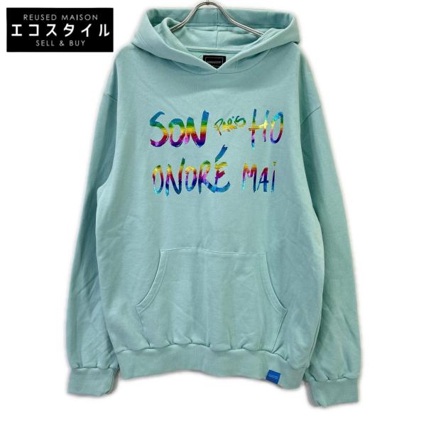 【商品情報】商品番号：7888800000000065ブランド）メゾンオノレ / MAISON HONOREタイプ）ミントブルー プルオーバーパーカカラー）グリーン素材）コットン【サイズ】表記サイズ：XL肩幅：57cm着丈：74cm身幅：6...