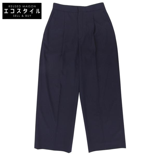 ■商品番号：7889900000006922■商品情報ブランド）マリアマクマナスタイプ）センタープレス ワイドスラックス パンツ ボトムス メンズ ネイビーカラー）ネイビーサイズ）表記サイズ：―ウエスト：71cm股上：33股下：67ヒップ：...