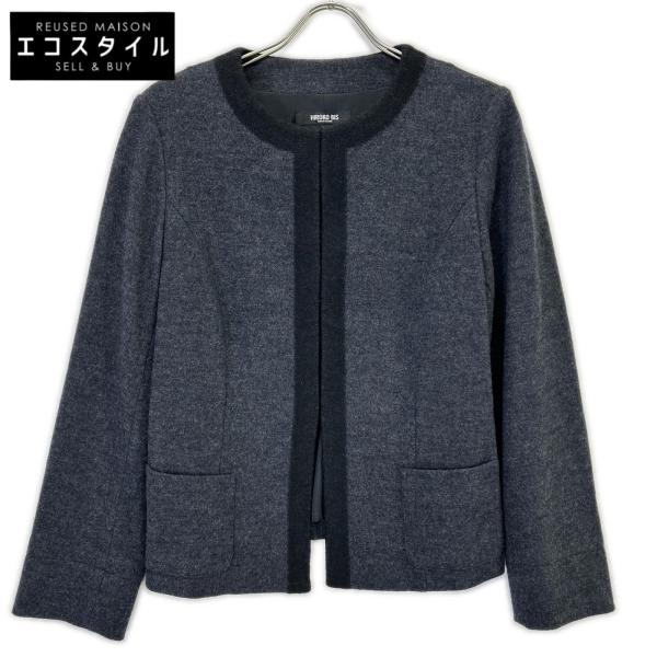 【商品情報】商品番号：7889900000007824ブランド）ヒロコビス / HIROKO BISタイプ）RLJAK-05380 ウールジャージーノーカラージャケットカラー）グレーシーズン）春秋素材）ウール参考上代）41,800円【サイズ...