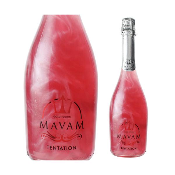 味わいはストロベリーフレーバーの甘い口当たりです。マバムはローアルコールで甘い、お酒の弱い方でもジュースの用に飲めて楽しめる新感覚のスパークリングワイン！ロゼワインのようなピンクのスパークリングワイン。しかしボトルを回すとメタリックなスパー...