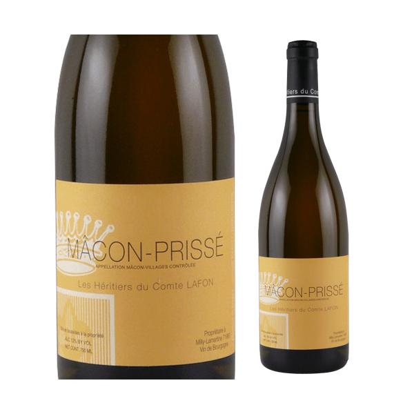 レモンやオレンジ、リンゴなどの果実のアロマ。厚みのある果実味がアタックで感じられ、フレッシュな酸味とミネラル感がエレガントな味わいへと変化します。英字表記:MACON PRISSE LES HERITIERS DU COMTE LAFON生...