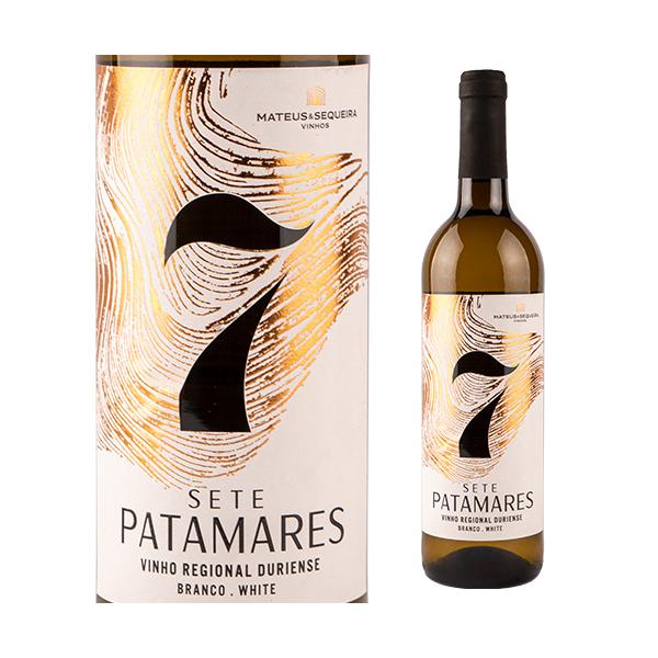 ドウロの美しい段々畑「パタマレ」を意味する名を持つワイン。ドウロの3つのサブリージョンのブドウを使用。軽やかな柑橘系果実のフルーティーなアロマが広がり、フレッシュで調和のとれた味わいが、心地よい余韻を残す。英字表記:Sete Patamar...