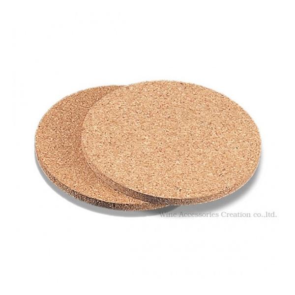 ■丸型コルクコースター丸いかたちをしたコルク製コースターの２枚セット。ウイスキーやビール、ジュースなどのコップ（タンブラー）、ワイングラスにもお使い頂けるコルク素材を採用したコースターです。コルクは水を吸収しないので、飲み物で汚れても拭くだ...