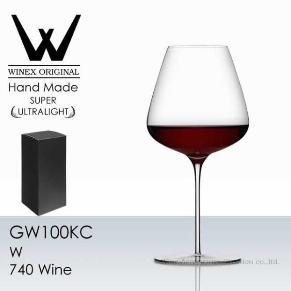 ■W ダブリュー ハンドメイドグラスグラスの重さ約100g以下*の「薄さ」と「軽さ」を極めた、熟練職人達によるハンドメイドのワイングラスシリーズです。驚くほど薄い0.6mm*の飲み口（リム）と、ワインの表面積を拡大するボウル形状により、複雑...