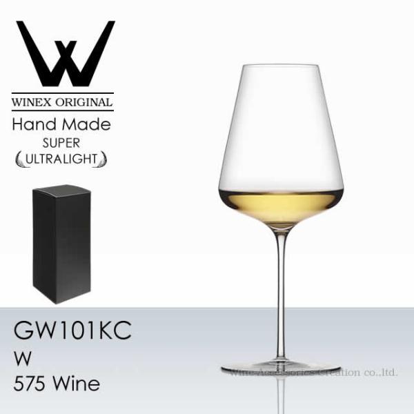 ■W ダブリュー ハンドメイドグラスグラスの重さ約100g以下*の「薄さ」と「軽さ」を極めた、熟練職人達によるハンドメイドのワイングラスシリーズです。驚くほど薄い0.6mm*の飲み口（リム）と、ワインの表面積を拡大するボウル形状により、複雑...