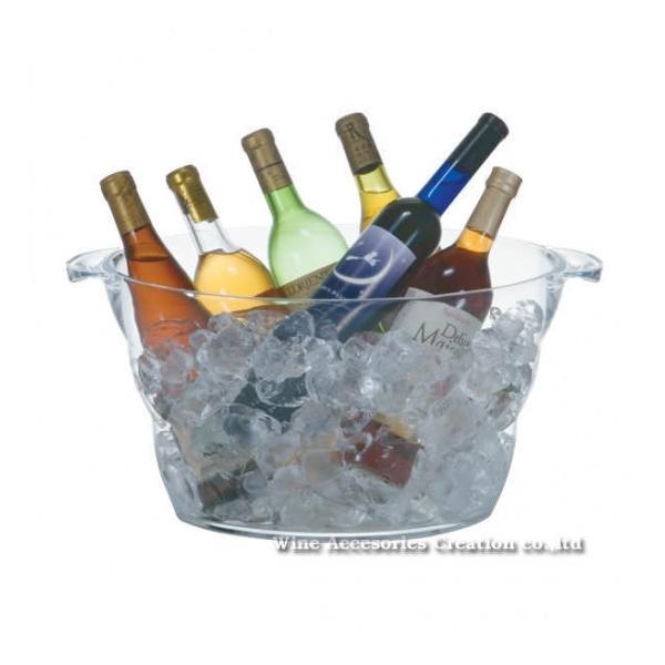 ■ブッフェタブオーバル取手付フルボトル５〜６本が入るビッグサイズのクーラー。透明度に優れ、高い屈折率を有するＭＳ樹脂を採用しています。ワイン会や大人数のパーティーなどでお役に立ちます。■商品詳細素材：MS樹脂（スチレン・メチルメタクリレート...