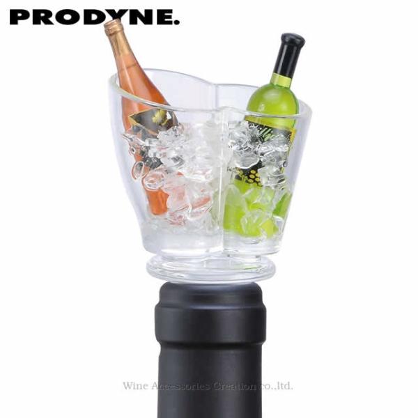 ボトルを入れたミニチュアのワインクーラーがデザインされた涼しげな雰囲気＆少し大きめのボトルストッパーです。抜栓後のワインボトルをお洒落に演出します。日本酒（一升瓶）にも対応しているので、さまざまなボトルにご使用いただけます。■商品詳細・本体...