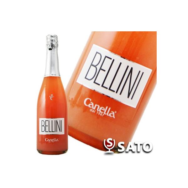 ベリーニ 白桃果肉入り カクテル 750ml COCKTAIL BELLINI Canella :4522325-116717:ワインクラブ ...