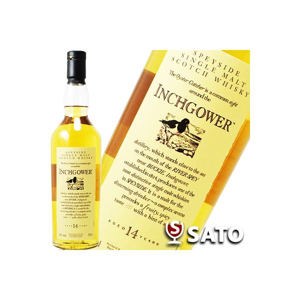 INCHGOWER　SPEYSIDE SINGLE MALT SCOTCH WHISKY◆製造者　ユナイテッド・ディスティラリー社◆種類　　シングルモルトウイスキー◆内容量　700ml◆原材料　モルト◆度数　　43％◆生産地　イギリス/スコ...