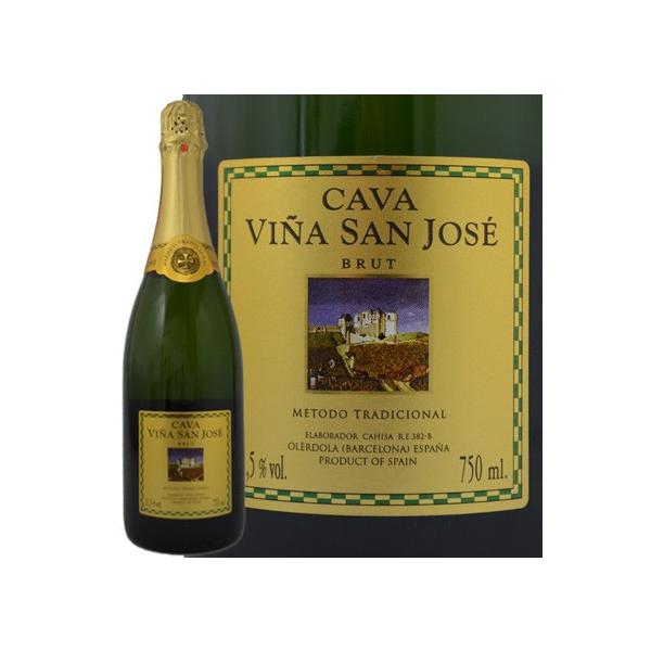 ビニャ・サン・ホセブリュット　白　750ml【決算セール　数量限定】VI&amp;Ntilde;A SAN JOS&amp;Eacute;【1＿6＿12】※キャップシール、ラベル等のデザインが順次変更となります。