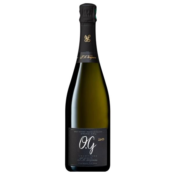 生産者：ジャン・ルイ・ヴェルニョン　J.L.Vergnon品名：オー・ジェー 2015 OG生産地：フランス シャンパーニュ地方原産地呼称：A.O.C.CHAMPAGNE Grand Cru種類：シャンパン 辛口 白品種：シャルドネ100%...
