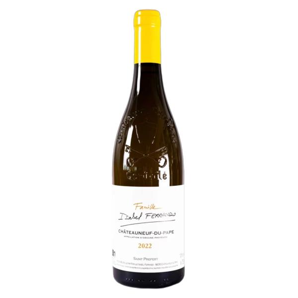 生産者：ファミーユ・イザベル・フェランド　Famille Isabel Ferrando (Saint Prefert)品名：シャトーヌフ・デュ・パプ ブラン 2022 Chateauneuf du Pape Blanc生産地：フランス　コ...