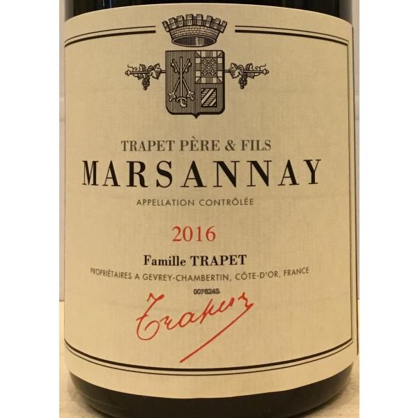 ※ラベルのデザインやヴィンテージが掲載の画像と異なる場合がございます。ご了承ください。◆Marsannay Rouge 2016 Trapet Pere &amp; Fils◆タイプ：赤ワイン◆生産地：フランス/ブルゴーニュ◆生産年：201...
