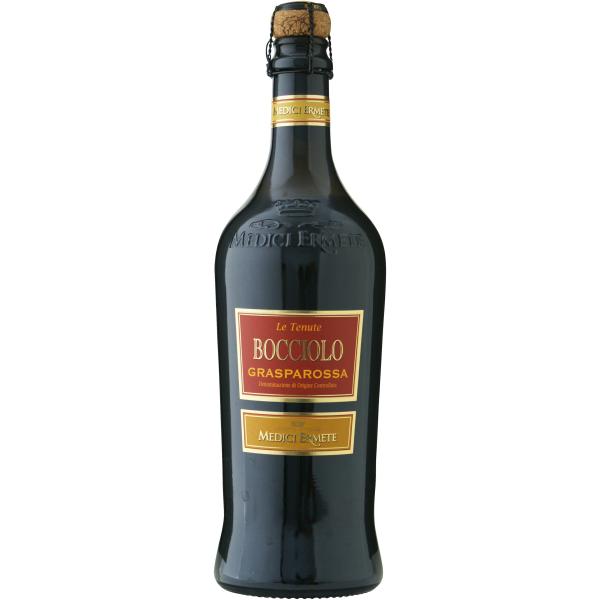 メディチ・エルメーテ商品名 Bocciolo Lambrusco Grasparossa Vino Frizzante Dolceボッチオーロ ランブルスコ・グラスパロッサ ヴィノ フリッツァンテ ドルチェヴィンテージ 2021容量 x 入...