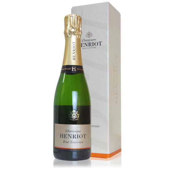 シャンパーニュ愛好家大注目！料理店様にも大人気！アンリオのハーフサイズ！200年以上の歴史を持ち世界中から賞賛される名門メゾン！R.V.F誌のシャンパーニュ特集で一位に輝いた事もある「最高」という名の本格派！e.ロバートパーカードットコム9...