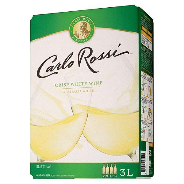 業務店さまに朗報！美しい自然が育んだ良質葡萄を100％使用した、超お買い得人気辛口白ワイン、カルロロッシの大型3Ｌボックスワイン！ヴィニタリー国際ワインコンクールでもアメリカのワイナリーとして世界最優秀ワイナリー賞を3回受賞！果実味と酸味と...