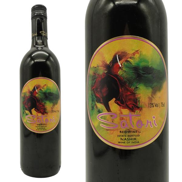 インドで一番売れているインド産辛口赤ワイン！21世紀の大国インドの衝撃！世界が認めた史上最強のインドワイン、スラ・ヴィンヤーズから“サトリ”が日本上陸！2013年の世界最優秀ソムリエコンクールの公開決勝ブラインド試飲ワインは4種のひとつはこ...
