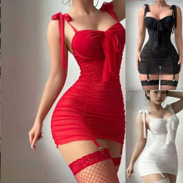 送料無料(２〜3日後到着) コスプレ レデース セクシー衣装 ソフトシースルー ボディスーツ 見せる下着 セクシーなデザインレース+シースルー下着 黒 赤 白品番 cu23872品質 ポリエステル１００％Mサイズ 身幅：約7６〜８６ｃｍLサ...