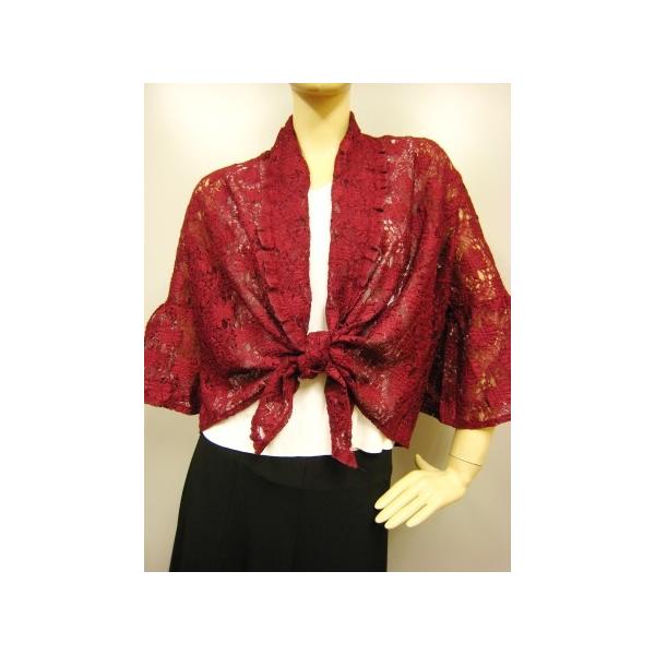 ゴージャスなヘチマえりボレロ。圧縮レースはシワになりにくく、ふんわり着こなせます。即日配送 社交ダンス トップス 衣装 コーラス衣装 パーティー 社交ダンス衣装 カラオケ衣装 ダンスウエア フォーマル ストレッチ