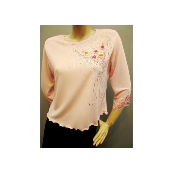 とっても華やかな蝶の刺繍が袖口にも。蝶の回りを取り巻くジルコンも豪華です。同デザインで、M〜Lサイズもあります。ジルコン・縫製もしっかり、良質です。即日配送 あすつく コーラス ブラウス 演奏会 合唱用ブラウス コーラス衣装 演奏会衣装　社...