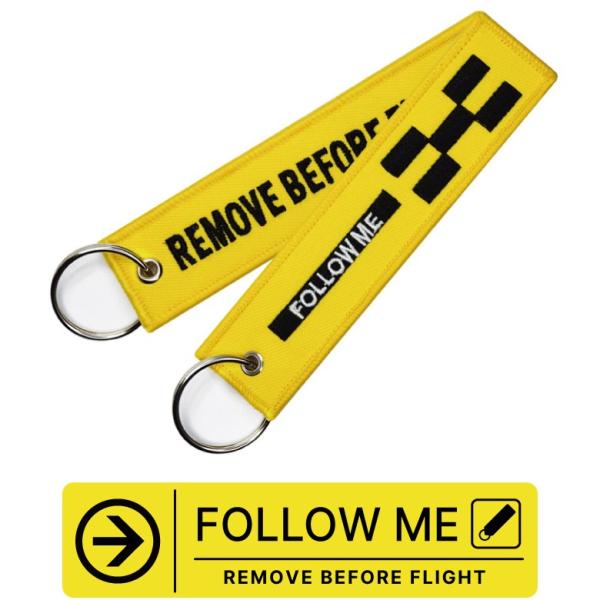 FOLLOW MEREMOVE BEFORE FLIGHTフライトタグ TAGカラー：イエローメール便 全国一律 送料無料 定番のキチェーンタグシリーズ。バックに付けてもＯＫちょっとしたアクセサリやプレゼントに是非どうぞ。フライトタグ Fl...