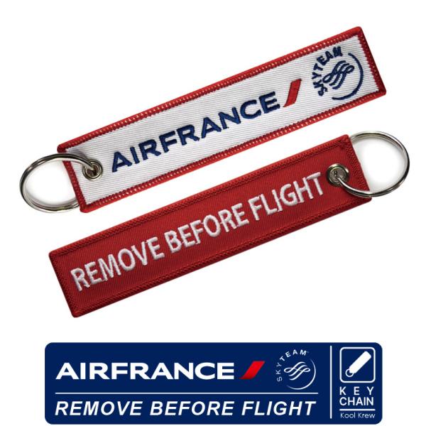 Kool Krew キーチェーンエールフランス AIRFRANCE REMOVE BEFORE FLIGHTメール便 全国一律 送料無料エアラインファンの皆さまに贈る新ブランド KOOL KREWバックに付けてもＯＫ。ちょっとしたアクセサリ...