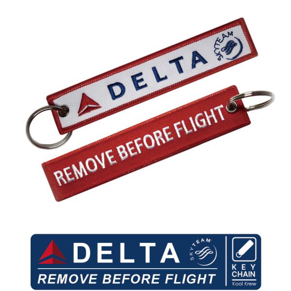 Kool Krew クールクルー キーチェーンデルタ航空 Delta Air Lines REMOVE BEFORE FLIGHT送料無料 AIRBUS BOEING エアバス ボーイング エアライン メーカーフライトタグ Flight t...