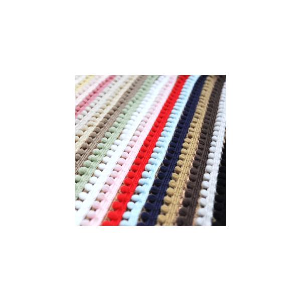 ●球直径　約5mm（1M）※ご注文頂いた長さにカット致します。数量2＝2Mになります。※長さにより、継ぎ目がある場合が御座います。★メール便は30Ｍまでになります●素材：ナイロン●カラー：17色展開●まとめ買い割引1反=50M　でまとめ買い...