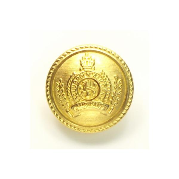 ●直径　15mm (4個入り) / 18mm （3個入り）/ 21mm（2個入り） / 23mm（1個入り）★メール便は100個程度までになります。●素材：ダイカスト●カラー：ゴールドケシ●商品説明・重厚で高級感のあるメタルのブレザーボタン...