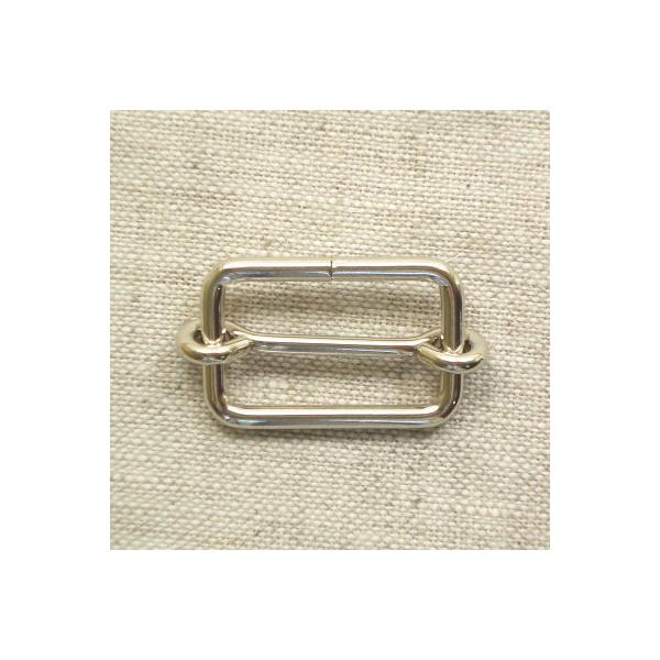 ●内径25mm (10個入り)★メール便は10set程度までになります。●素材：鉄●カラー：ニッケルシルバー●商品説明ハンドメイドのカバンやポーチ、ミニベルト/バッグなどの小物などに、色々用途多彩でお買い得なアジャスター/１本線送りです♪激...