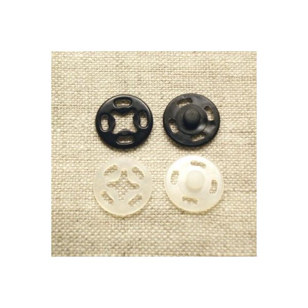 ●約15mm　(3セット)　★メール便は200セット(66個)程度までになります。●素材：ナイロン●カラー：黒 半透明●まとめ買い割引1袋=200セット（66個）　でまとめ買いのお客様は、表示価格の15% OFFにて販売させて頂きます。※数...