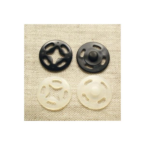 ●約21mm　(2セット)　★メール便は200個(100set)程度までになります。●素材：ナイロン●カラー：黒 半透明●まとめ買い割引1袋=200個（100set）　でまとめ買いのお客様は、表示価格の15% OFFにて販売させて頂きます。...