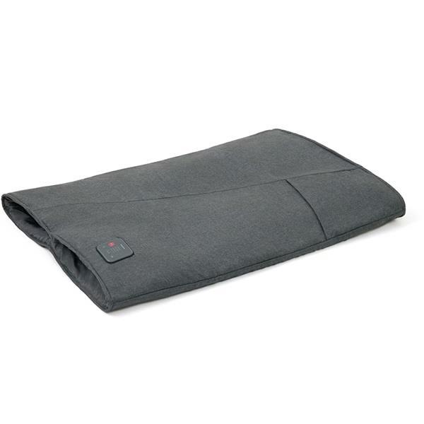 脚を入れるだけで、足先から太ももに向けて密着しぼり上げその日の脚の太さをAIで検知して、エアーバッグでぐるっと包み込む