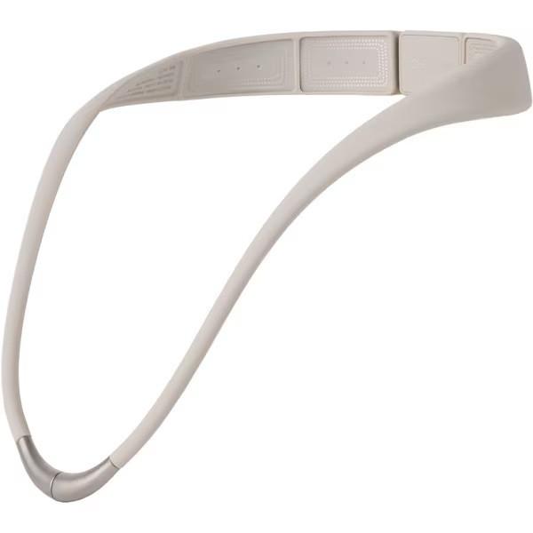 高周波治療器コリコランに、ループタイプが誕生 首を支える筋肉のまわりに4個の高周波デバイスを配置  コリの原因である血行を促進し、コリを改善します