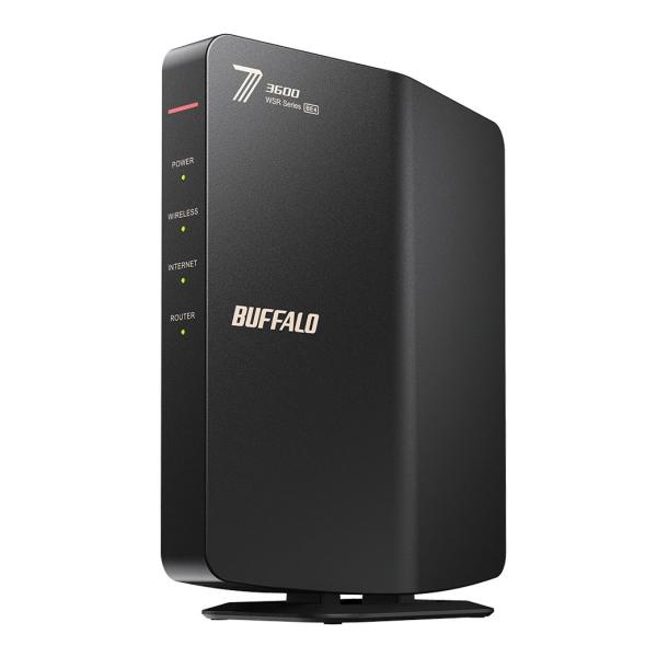 Wi-Fi 7対応デュアルバンドWi-Fiルーター。5GHz用に3本のアンテナを搭載し、遠距離の2アンテナ通信をより高速・安定化させる