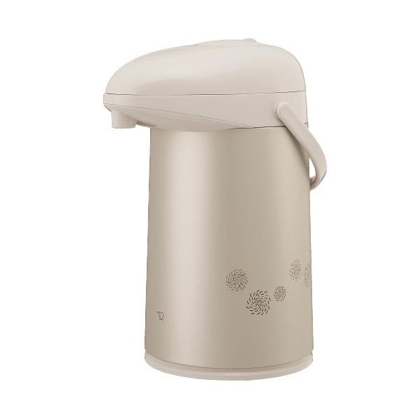 かるく押すだけのラクラク給湯  3.0Lまほうびんだから一年中使えて、しかも省エネ！