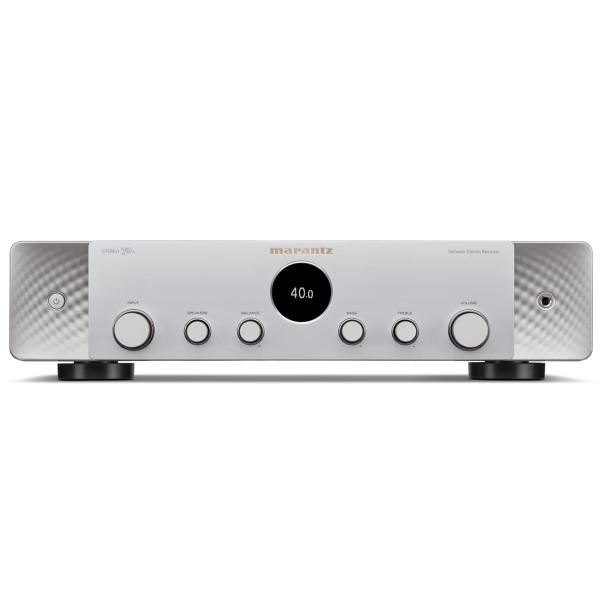 2chのフルディスクリート・パワーアンプを搭載したAVサラウンドレシーバースリムな筐体でありながらチャンネルあたり75W（8Ω）の大出力を実現