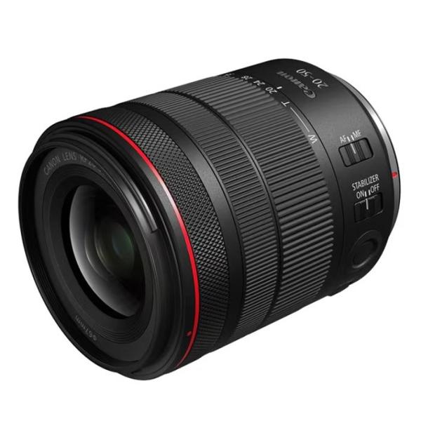 あと一歩の広角域が手に入る、広角20mmから50mmをカバーする新しい L 標準ズームレンズ  コンパクトなボディに、フルサイズ対応RFレンズ初のパワーズームを内蔵
