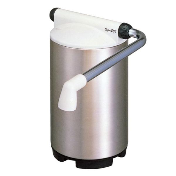 クルクルノズルと水抜きフレッシュ機構  流量たっぷり3L/分 お米研ぎ、野菜洗いはもちろん様々なシーンでいつでもたっぷりおいしいお水をお使いいただけます