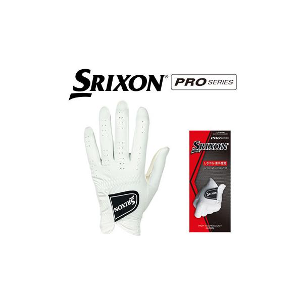 スリクソン　ゴルフグローブ　プロシリーズGGG-S028￥2,000 +税素材 （掌）ポリエステル、 複合繊維（ポリエステル） （甲）合成皮革サイズ 15〜26cm（12サイズ）