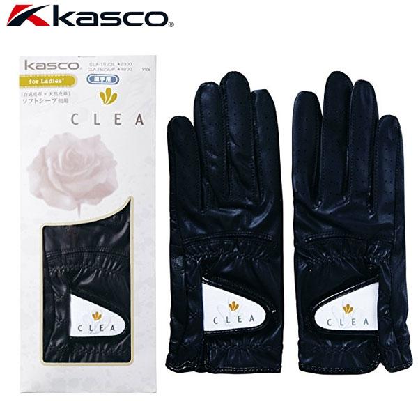 キャスコ　CLEA　レディスゴルフグローブ　両手オープン価格CLA-1523LW(4408)両手●サイズ：S(17〜18cm)、M(19〜20cm)、L(21〜22cm)●カラー：ホワイト、ブラック●素材：天然皮革×合成皮革※タイ、バングラ...
