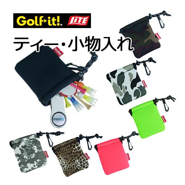 ウッドティー(長さ70ｍｍ)30本と数個のマーカーをスマートに収納することができます。使い勝手の良い巾着タイプで収納口にはドローコード(ストッパー付き紐)の採用で、アクティブに動いても中身が落ちません。キャディーバッグのパーツやベルトループ...