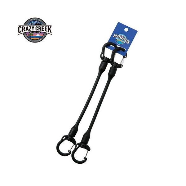 ■長さ：20.5cm■セット内容：2個セットCRAZY CREEK クレイジークリーク バンジーカラビナ 20.5cm 2パックスは上下に360度回転するカラビナを伸縮性のあるシリコンコードに付けたキークリップです。2個セットでアイデア次第...