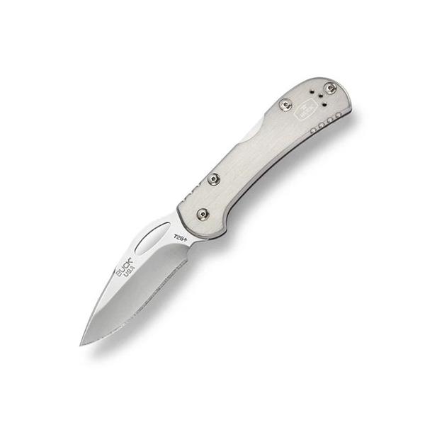 カラフルでスリムに洗練された折り畳みナイフです。  BUCK KNIVES バックナイフ #726 ミニスピットファイヤー はカラフルでスリムに洗練された折り畳みナイフです。 安全に使用できるロックバック機能、ブレードは片手でも簡単に開けら...