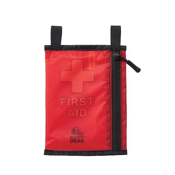 FIRST AID AIR-POCKETファーストエイドエアポケット  品番：2210900168 カラー：レッド サイズ：13×18cm 素材：30Dシルナイロンコーデュラ(R)  最低限のファーストエイドキット用ポーチ 軽量ファーストエ...