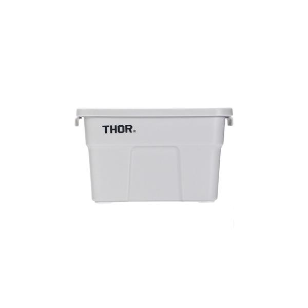 本製品はロゴサイズが小さくなったリニューアルモデルです細かな物の収納に使い勝手のいいコンパクトなトートボックス。ステーショナリーや工具、アウドドアでは細かなギアやスパイスの収納にもお使いいただけます。THOR LARGE TOTE22Lの底...