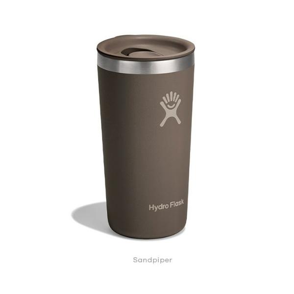 持ち運びに便利なキャップが付属した Hydro Flask（ハイドロフラスク）の 12ozタンブラー。 閉めた際に圧着が可能な断熱キャップで 液だれを防止。  SPEC 容量:354ml 口径:72mm 本体寸法 幅×高さ:76mm×140...