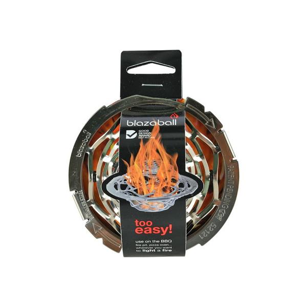 【商品説明】 BBQや焚火において面倒な火起こしも、これひとつで簡単にできる優れもの。 Blazaball(ブレイザボール)の独特のデザインは、空気の循環を促進するよう設計されています。  使い方はシンプル。着火剤や固形燃料をブレイザボール...